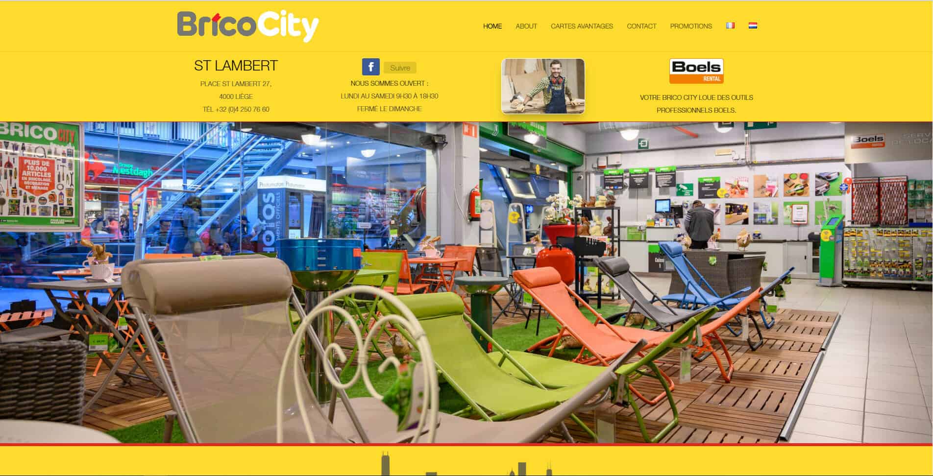 Création du site Brico City Saint-Lambert - Création de Site Internet ...
